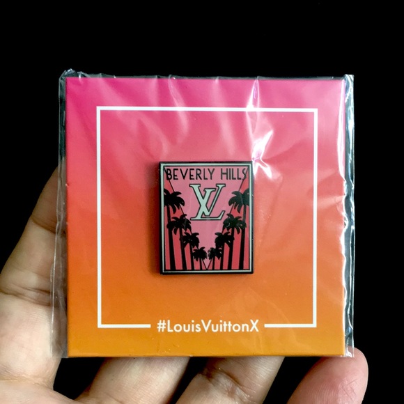 Louis Vuitton | Jewelry | New Louis Vuitton Beverly Hills Rare Pin ...
